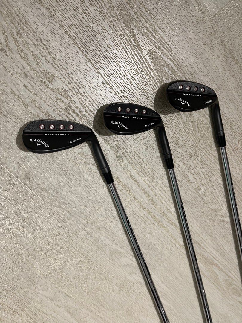 Callaway Mack Daddy 4 wedge set, Sports Equipment, Sports & Games, Golf ...