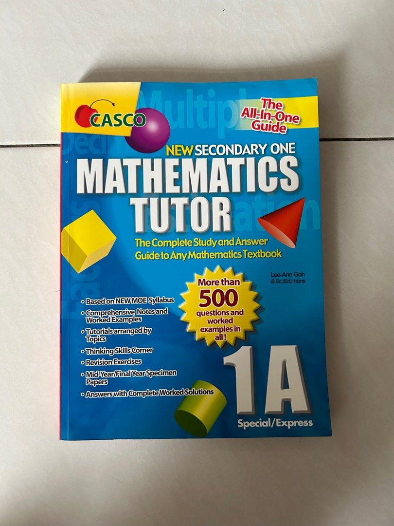 Secondary 1 Mathematics Assessment Books, Hobbies & Toys, Books ...