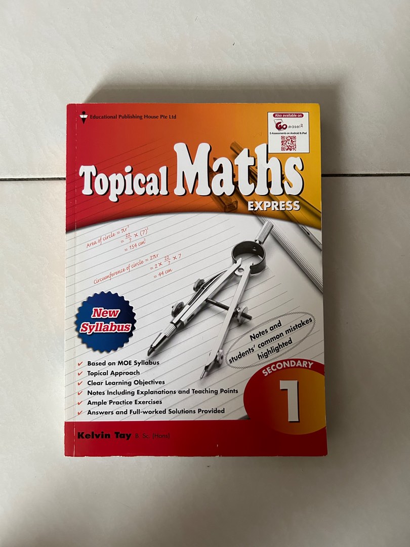Secondary 1 Mathematics Assessment Books, Hobbies & Toys, Books ...