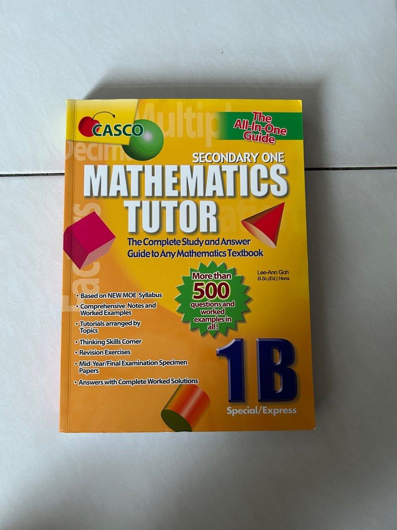 Secondary 1 Mathematics Assessment Books, Hobbies & Toys, Books ...