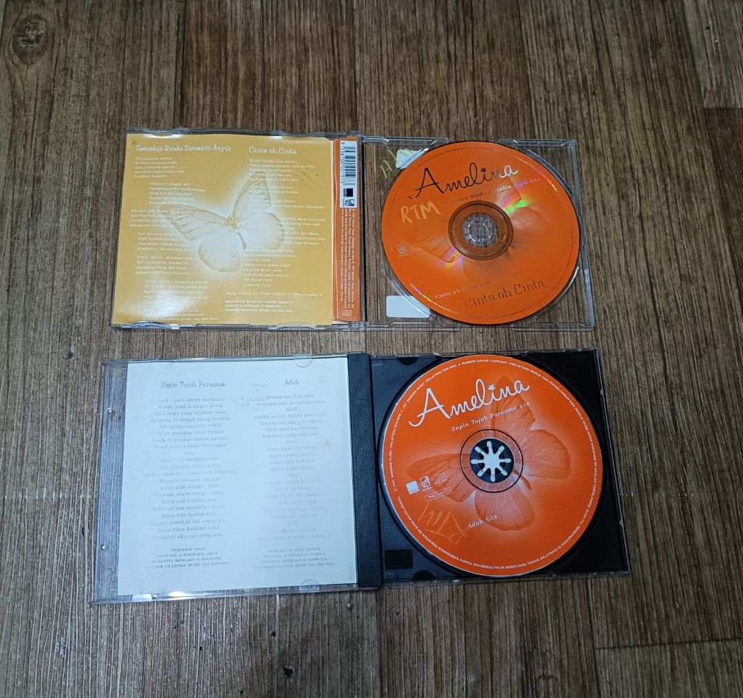 CD Amelina @ 1997 WARNER MUSIC M SDN BHD.., Hobbies & Toys, Music ...