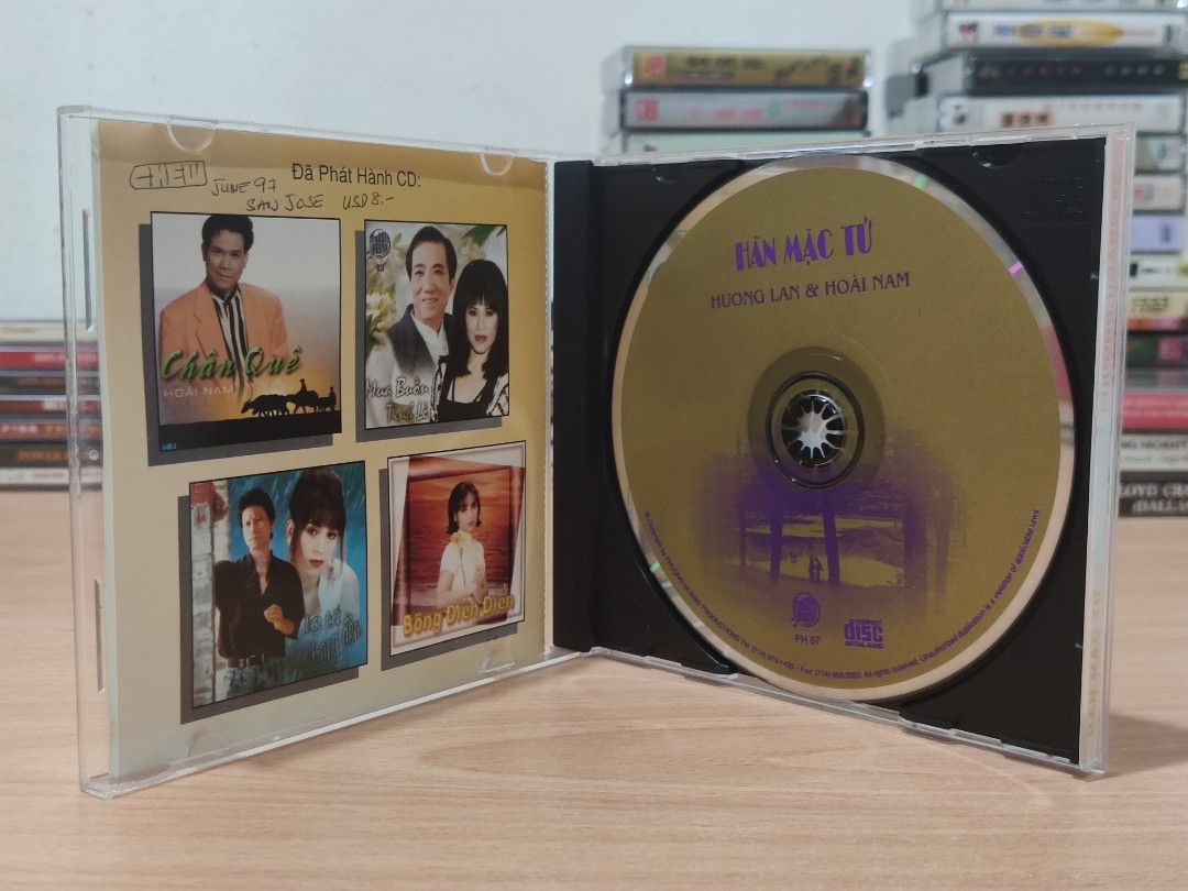 (CD) Huong Lan & Hoai Nam Han Mac Tu, Hobbies & Toys, Music & Media, CDs & DVDs on Carousell