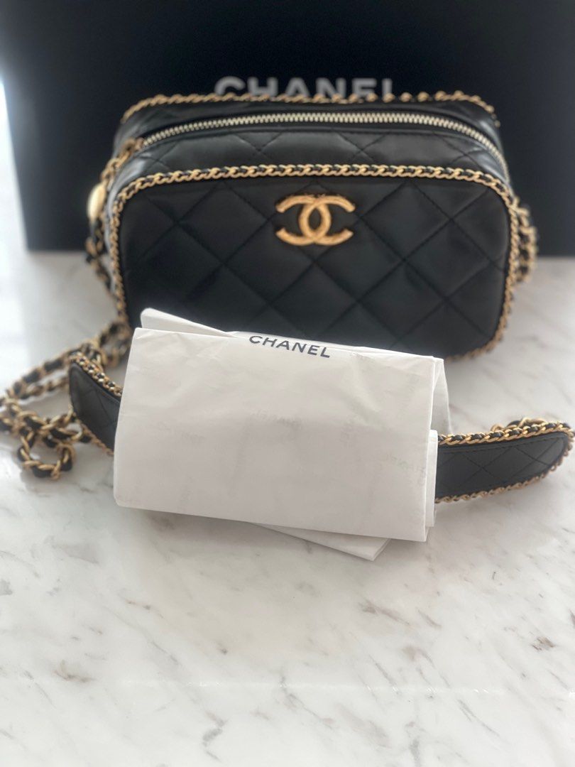 Chanel mini camera bag, Luxury, Bags & Wallets on Carousell