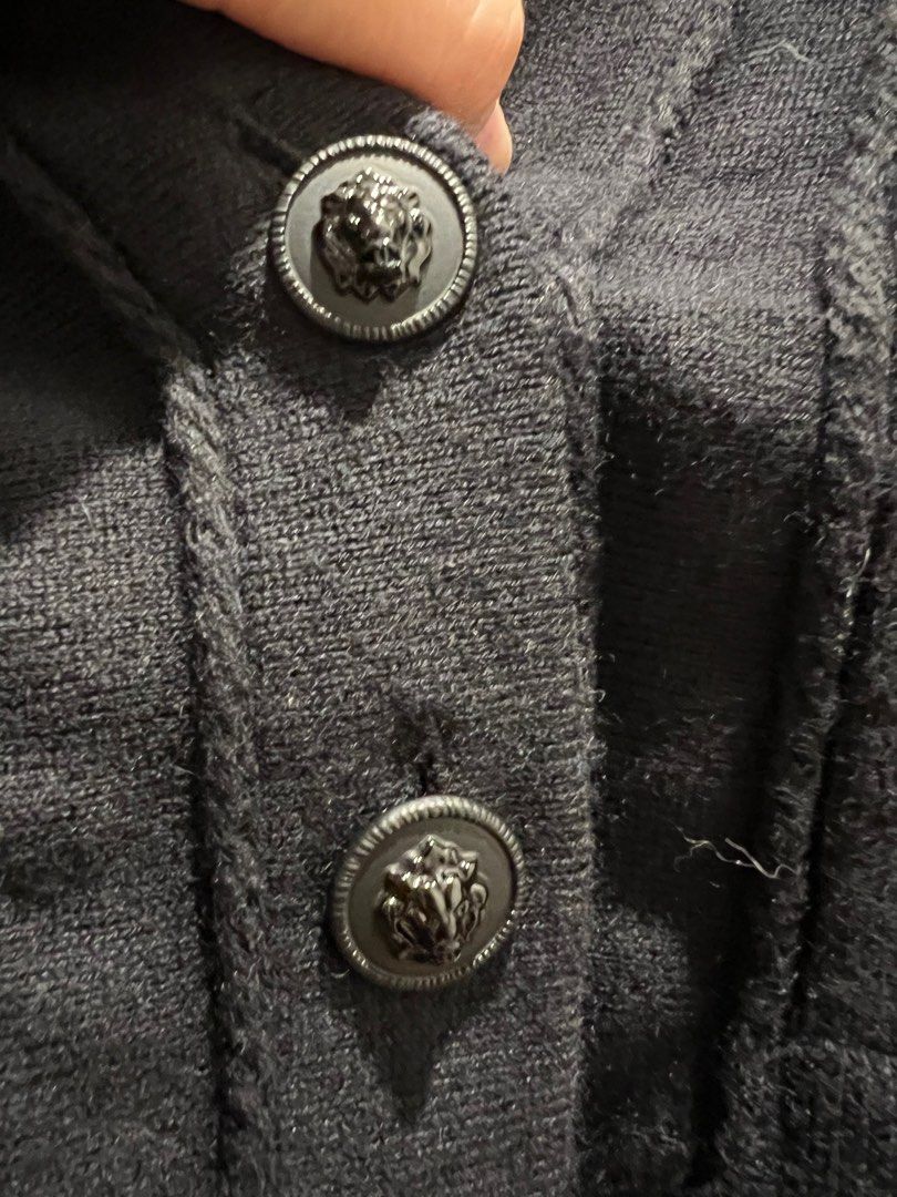 Chanel Uniform black cardigan, Women's Fashion, Coats, Jackets and ...