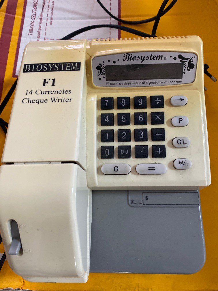 Cheque Writer, Computers & Tech, Office & Business Technology on Carousell