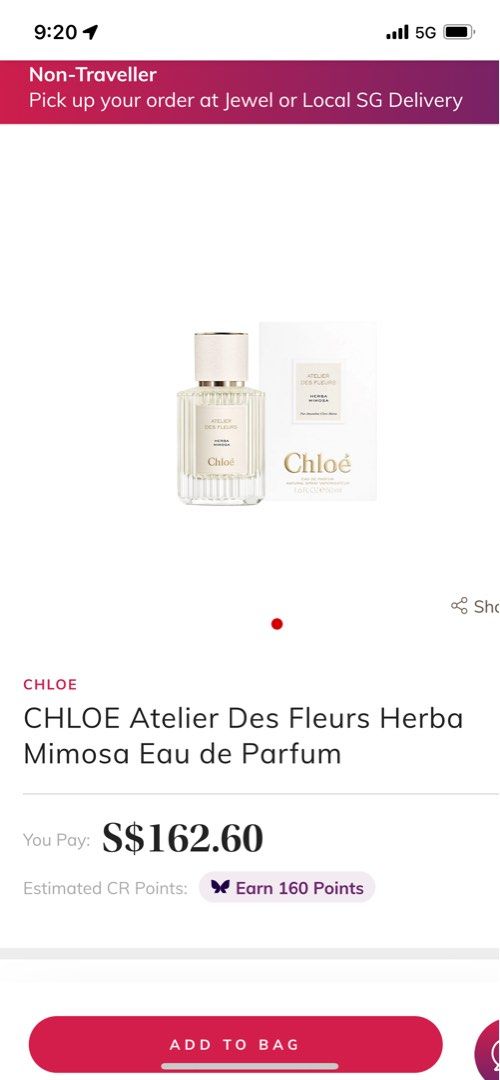Chloe Edp Herba Mimosa, Beauty & Personal Care, Fragrance & Deodorants ...