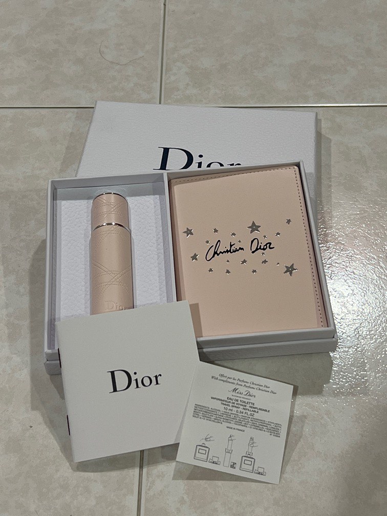 Christian Dior CD Miss Dior Travel Perfume Passport Cover, Luxury ...