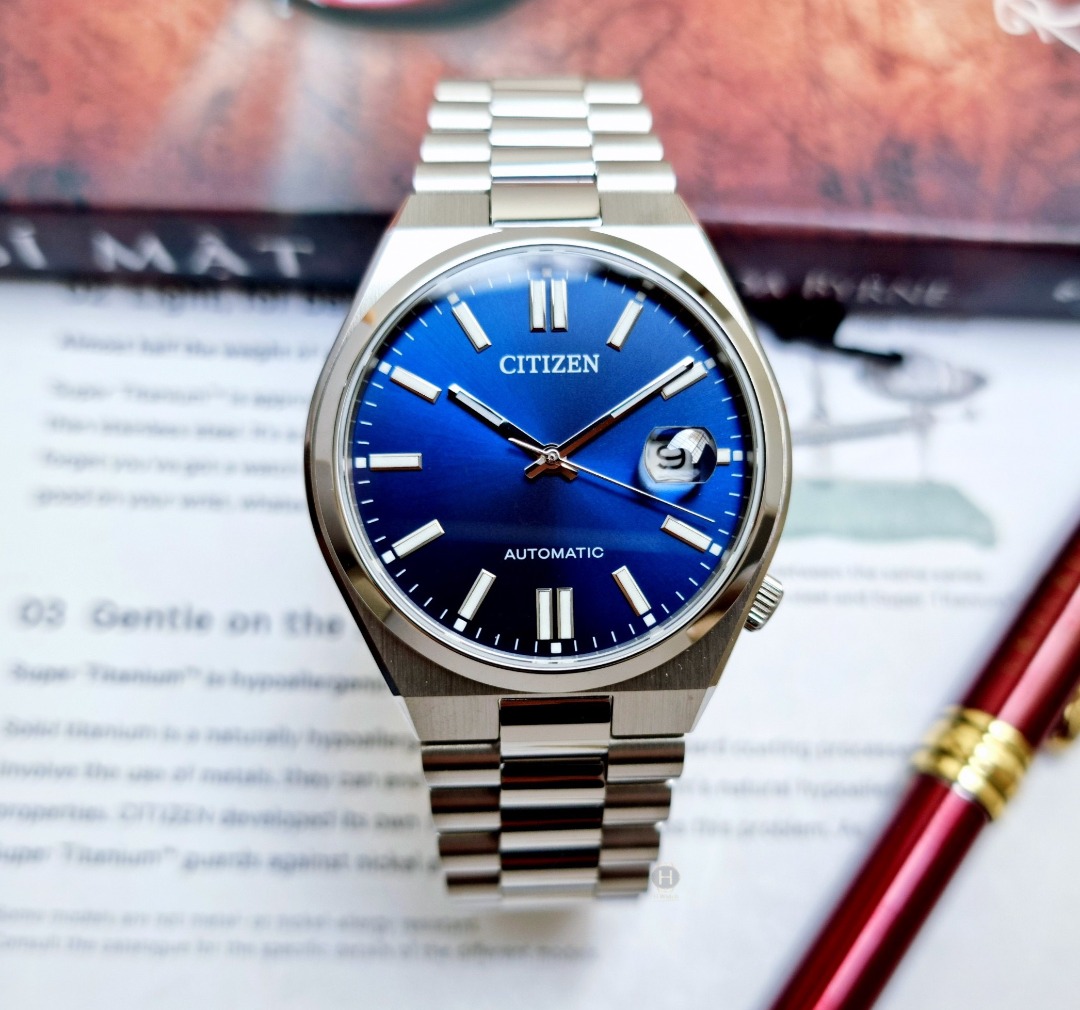 Citizen NJ0150-81L Automatic Blue Analog Sapphire Glass Men's Dress ...