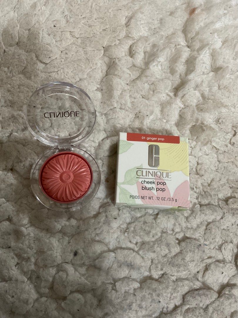 Clinique check pop blush 01 ginger pop, Beauty & Personal Care, Face ...
