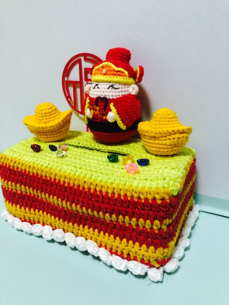 CNY tissue box holder part1, Hobbies & Toys, Stationery & Craft ...