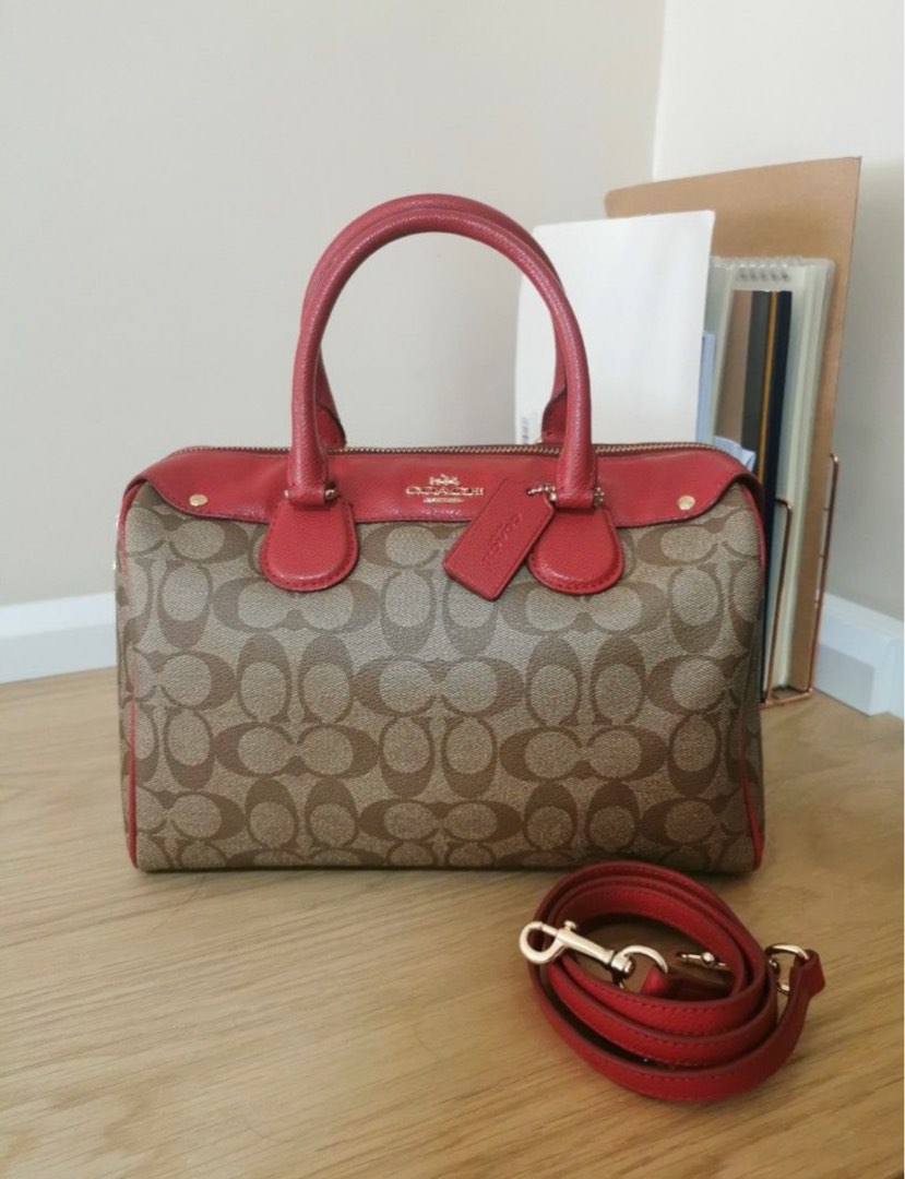 Coach Bennet Bag with Sling Original, Luxury, Bags & Wallets on Carousell