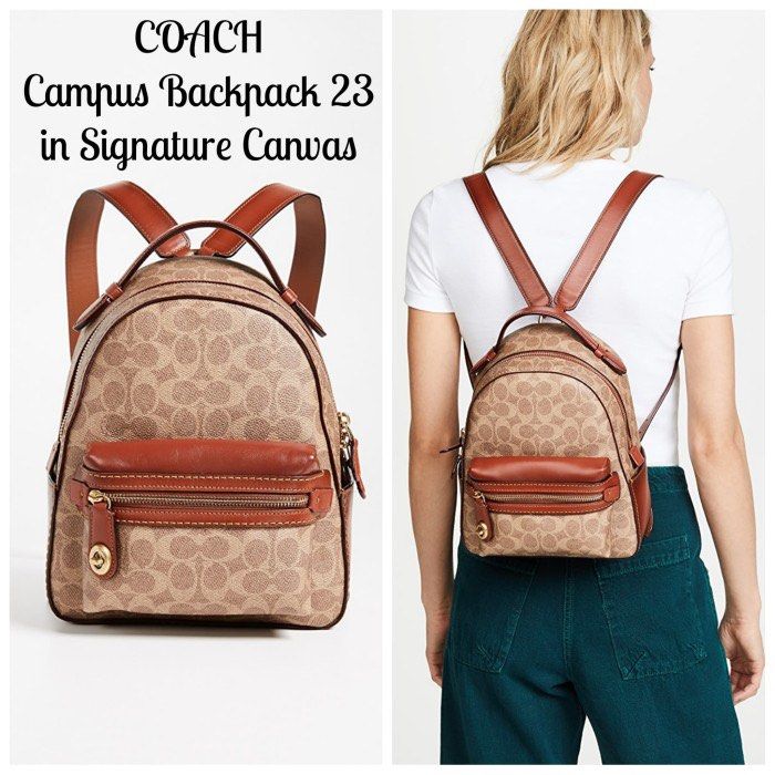 Coach brown leather backpack, Women's Fashion, Bags & Wallets ...