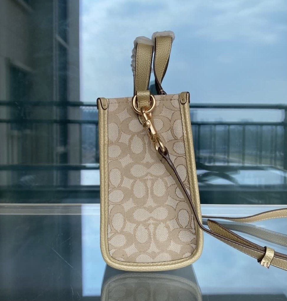 Coach Dempsey Tote Sling Bag 2 Size, Women's Fashion, Bags & Wallets ...