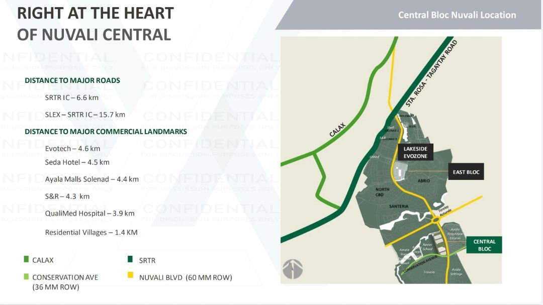 COMMERCIAL LOT FOR SALE IN CENTRAL BLOCK NUVALI, Property, For Sale, Commercial on Carousell