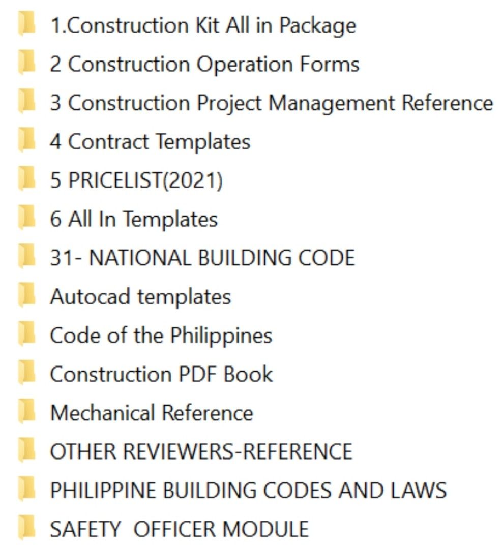 Contractors Files for Construction, Estimating, Design, Form & More ...