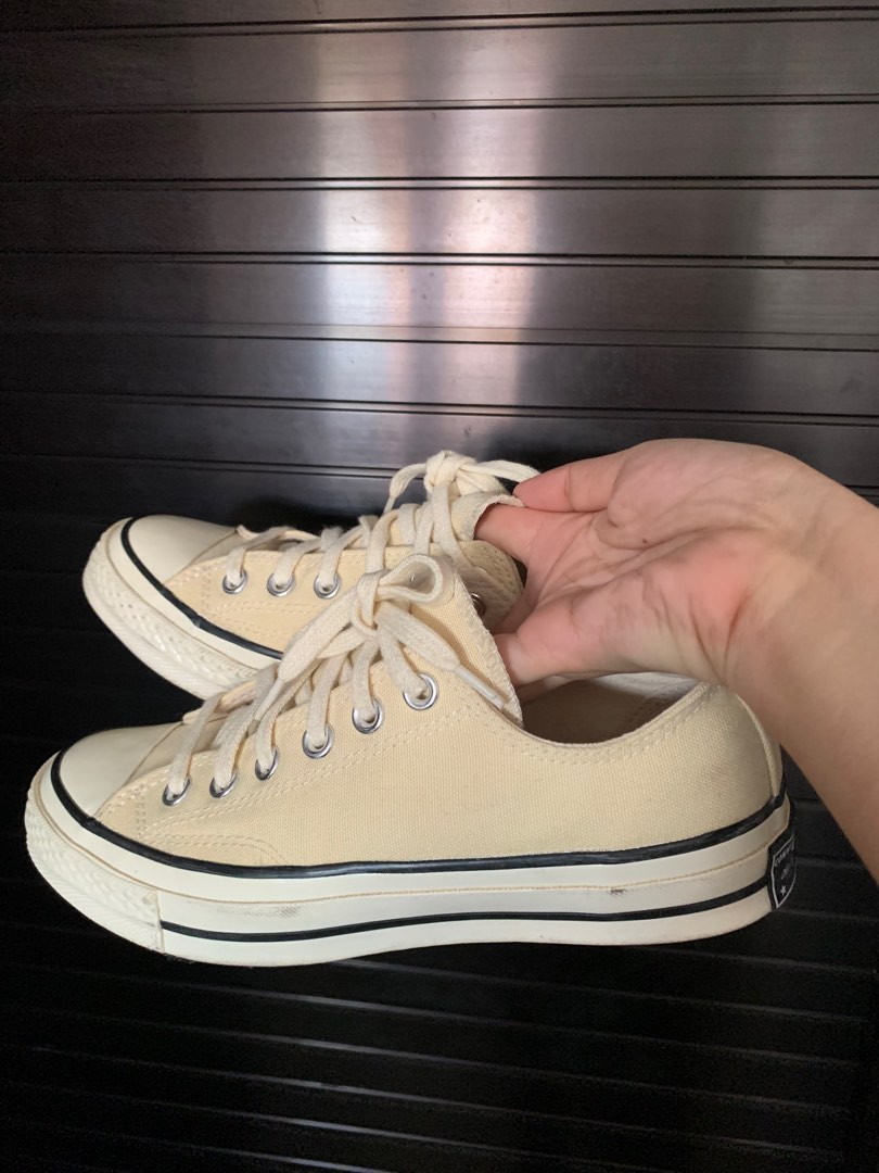 Converse 70s pastel yellow, Women's Fashion, Footwear, Sneakers on ...