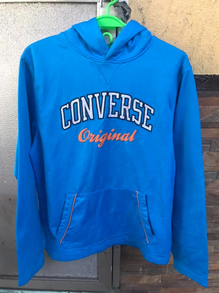 Converse Hoodie Jacket.. UniSex ....Size S/M, Men's Fashion, Coats ...