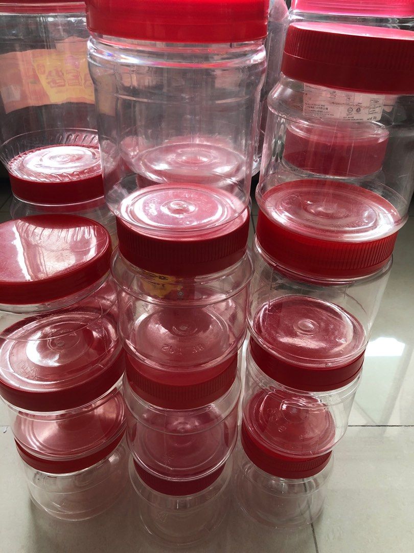 Cookies container/ Plastic container, Hobbies & Toys, Stationery ...