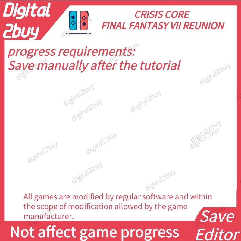CRISIS CORE FINAL FANTASY VII REUNION Save Editor CCFF7R Save Modding CRISIS CORE FINAL FANTASY ...