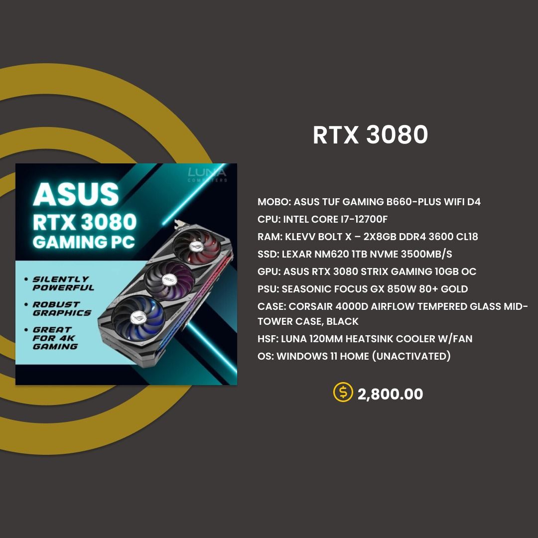 CUSTOM BUILD GAMING PC SET | DM US FOR QUOTATION | INTEL | AMD | NVIDIA ...