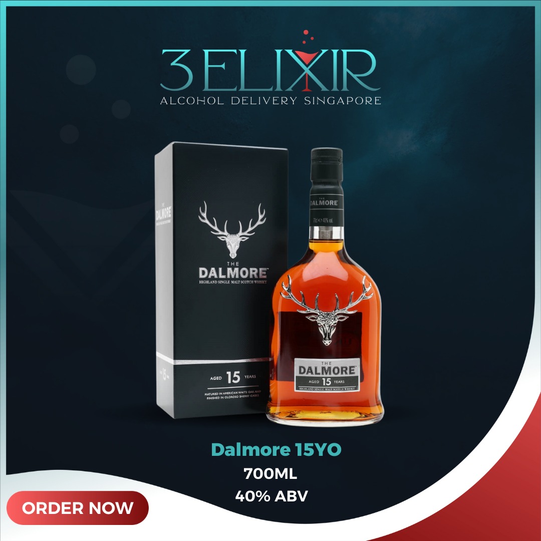 Dalmore 15 Years Old 700ML, Food & Drinks, Alcoholic Beverages on Carousell