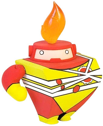 DC Direct: Blammoids series 1: FIRESTORM mini designer figure, Hobbies ...