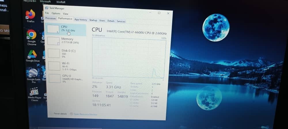 Dell LATITUDE 7280 processor: I7 6th gen RAM 8gb SSD 256gb / keyboard ...