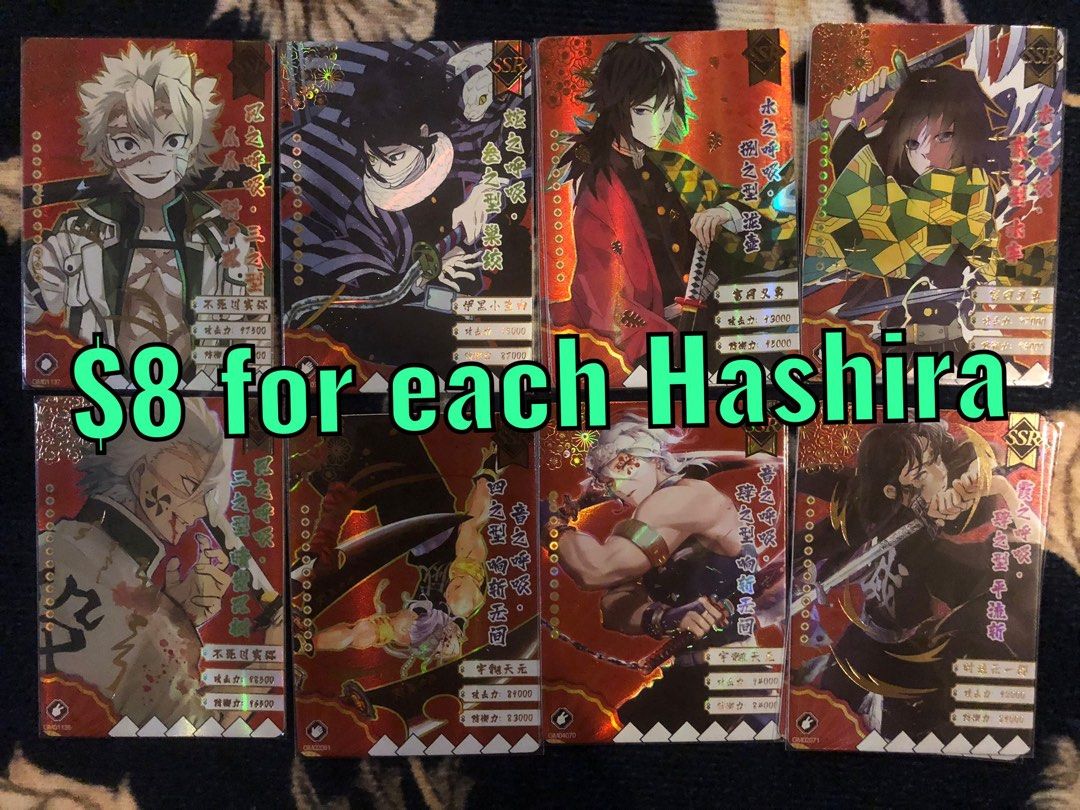 Demon Slayer Cards, Hobbies & Toys, Toys & Games on Carousell
