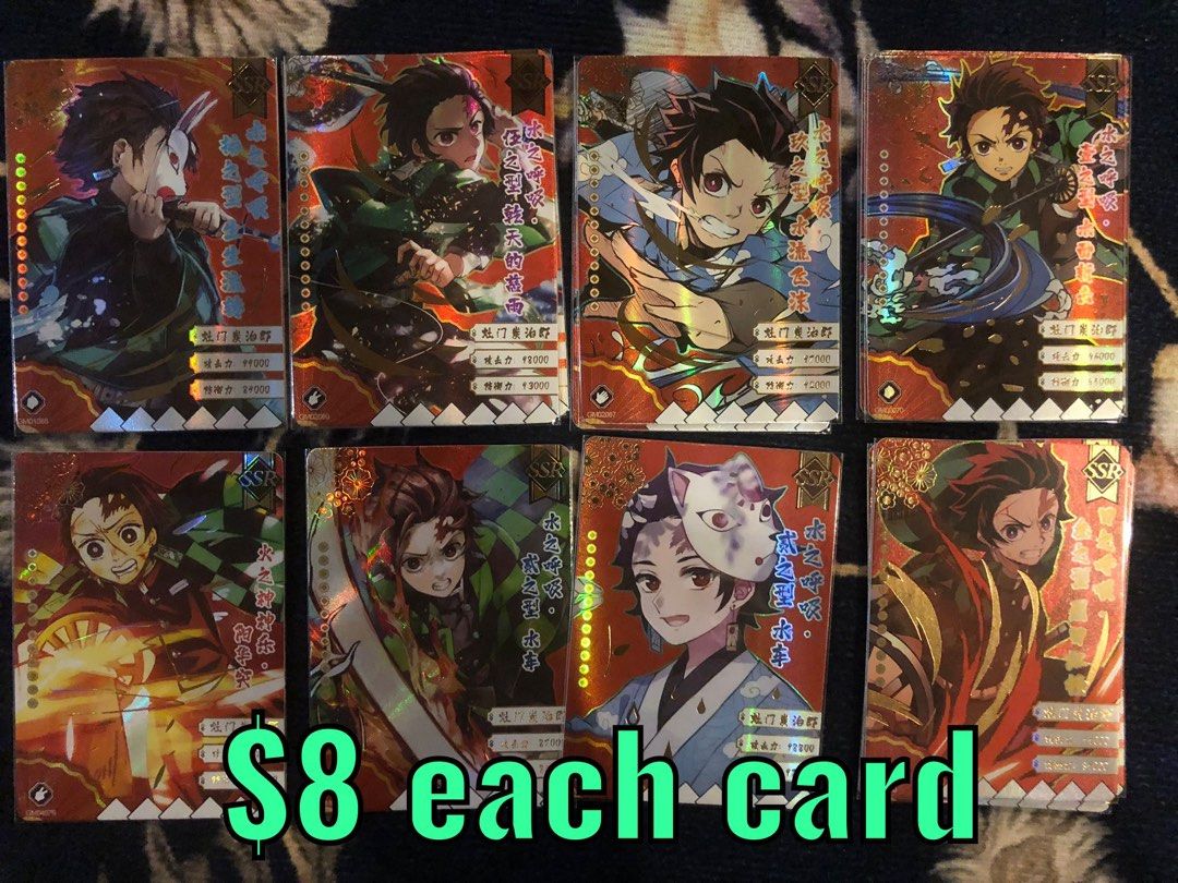 Demon Slayer Cards, Hobbies & Toys, Toys & Games on Carousell