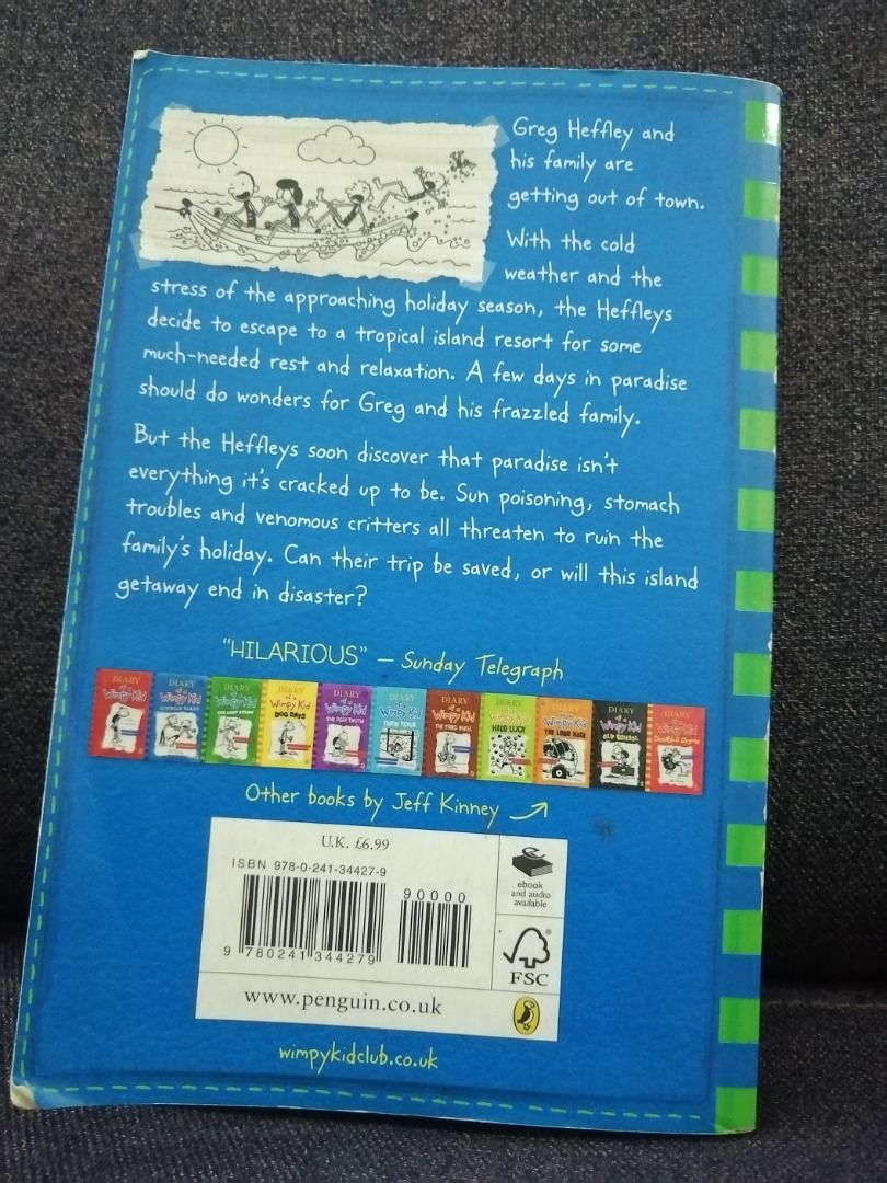 diary of a wimpy kid-the getaway by jeff kinney, Hobbies & Toys, Books ...