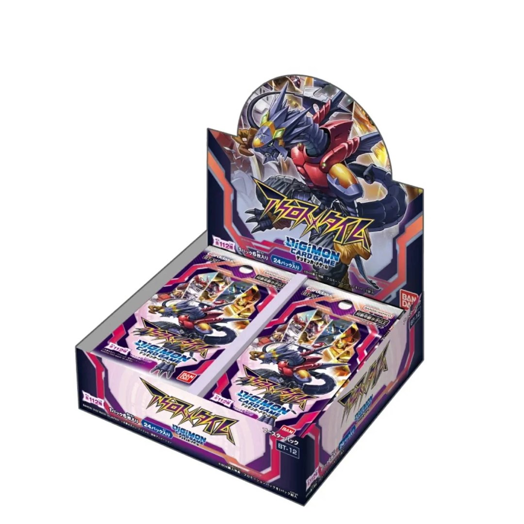 DIGIMON BT-12 booster box Across Time, Hobbies & Toys, Toys & Games on ...