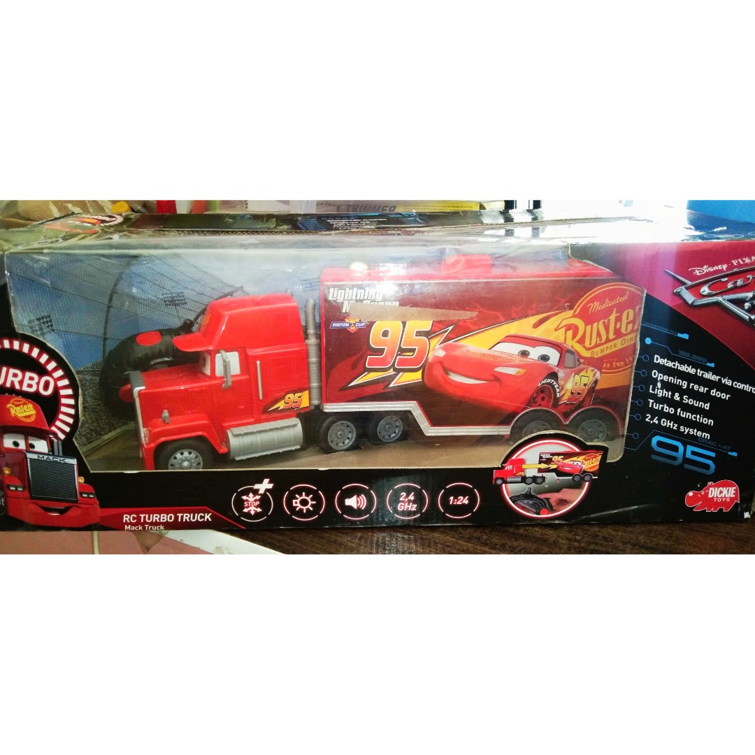 Disney Pixar RC Turbo Truck, Hobbies & Toys, Toys & Games on Carousell