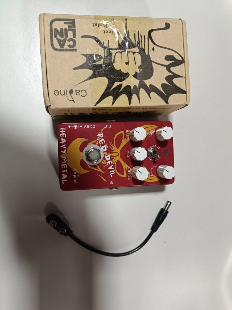 Distortion pedal red devil ( heavy metal ), Audio, Soundbars, Speakers ...