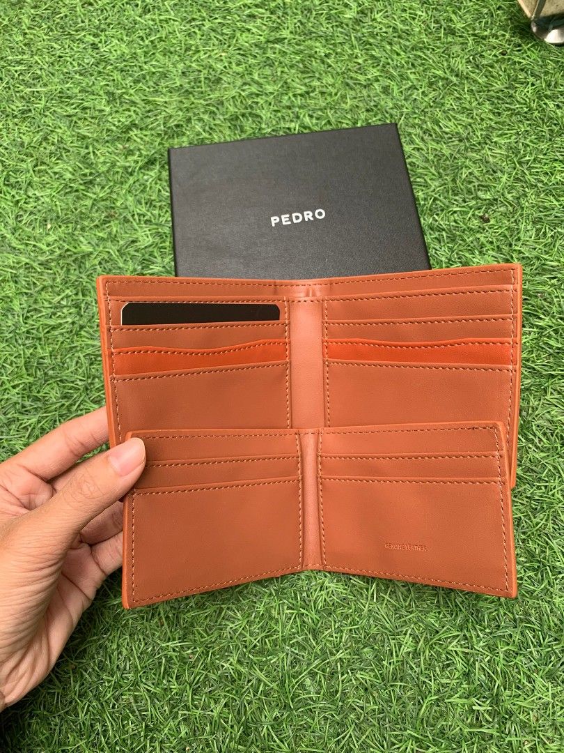Dompet Pedro Pria Full Grain Leather With Insert, Fesyen Pria, Tas ...
