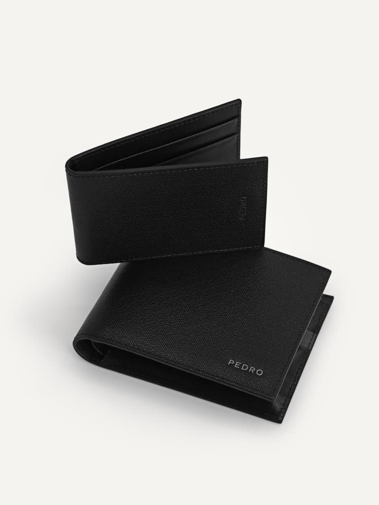 Dompet Pedro Pria Full Grain Leather With Insert, Fesyen Pria, Tas ...