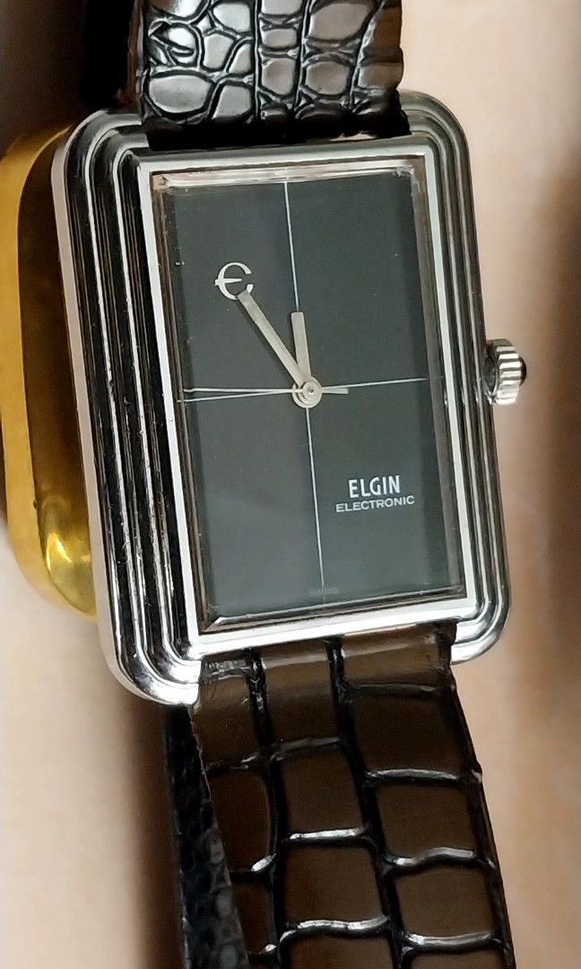 Elgin Tank Electronic, Men's Fashion, Watches & Accessories, Watches on ...
