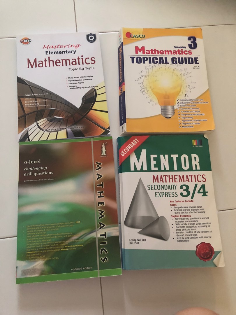 E-Math O Level Assessment Books, Hobbies & Toys, Books & Magazines, Assessment Books on Carousell