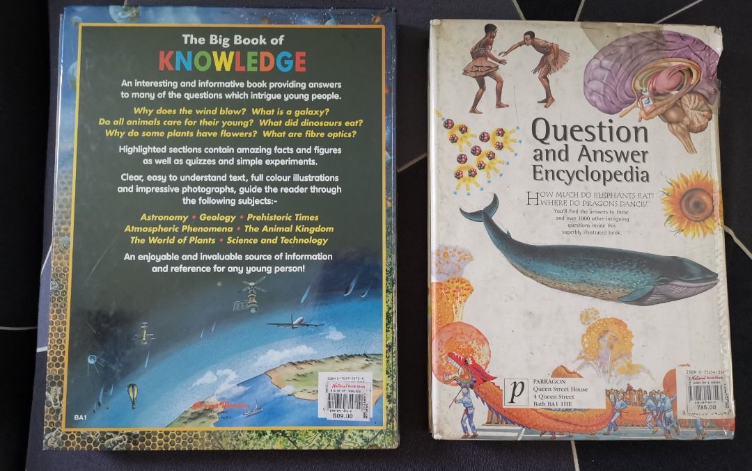 Encyclopedia Books - Book of Knowledge / Question and Answer, Hobbies ...