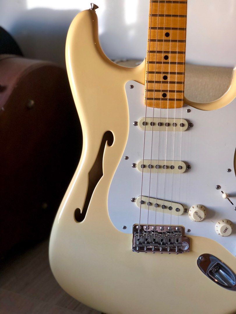 Fender Eric Johnson Thinline Stratocaster, Hobbies & Toys, Music ...