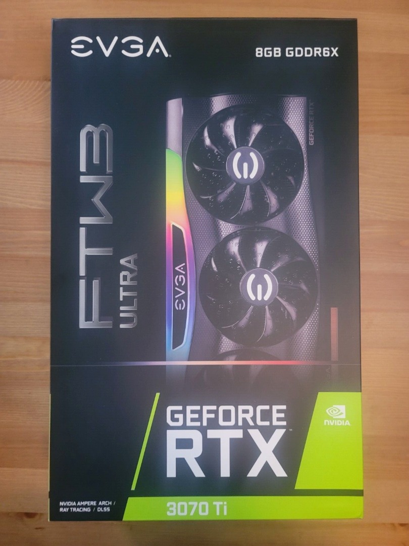 EVGA RTX 3070 Ti FTW3 ULTRA GAMING 08G-P5-3797-KL, Computers & Tech ...