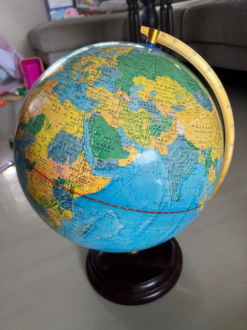 Extra large globe 32cm, Furniture & Home Living, Home Decor, Other Home ...