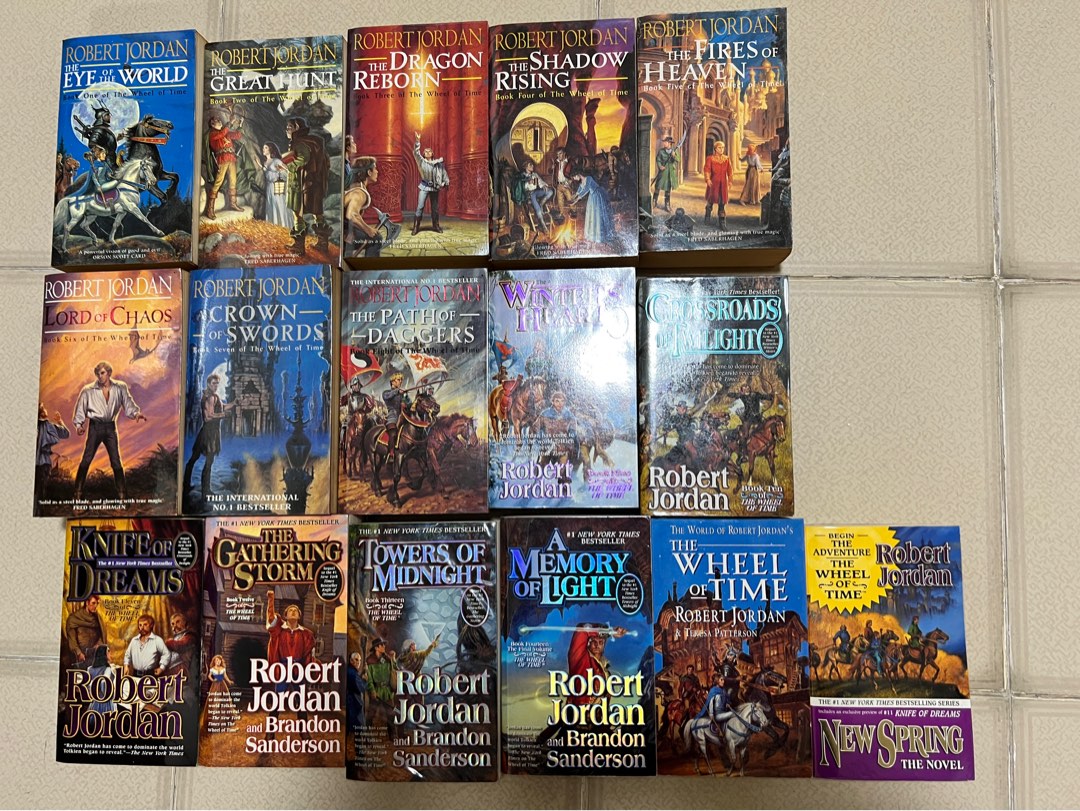 Fantasy books - Wheel of time complete series, Hobbies & Toys, Books ...