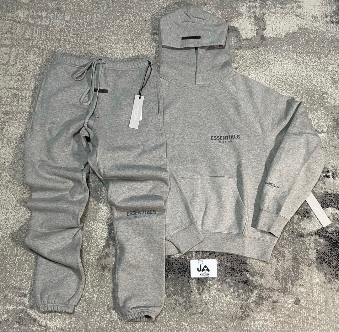 Fear of God Essentials Dark Heather, Men's Fashion, Coats, Jackets and ...