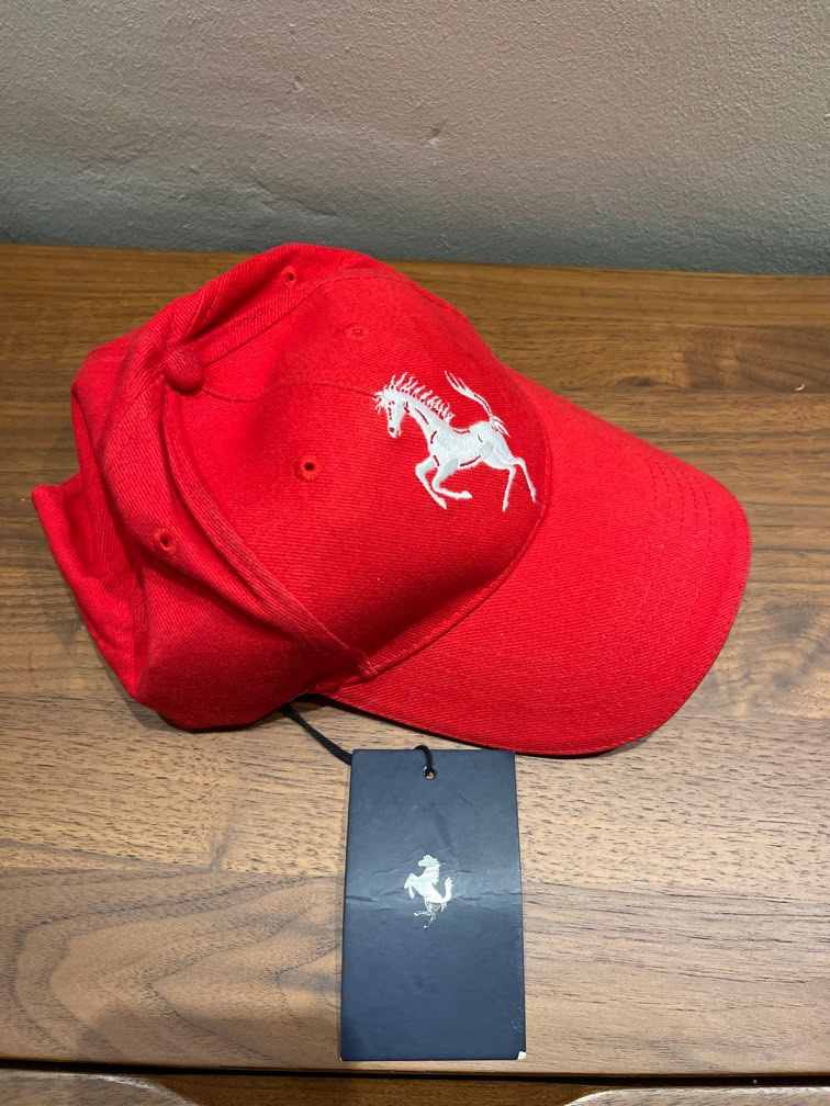 Ferrari Cap, Men's Fashion, Watches & Accessories, Caps & Hats on Carousell