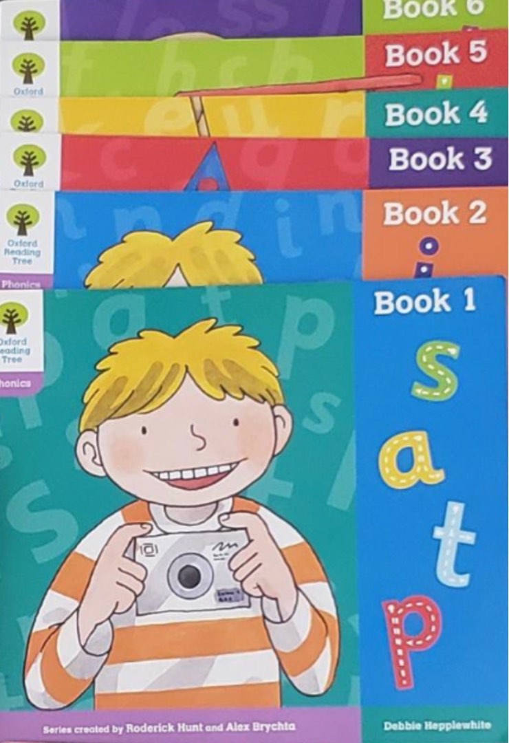 Floppy phonics book 1-6, 興趣及遊戲, 書本 & 文具, 小說 & 故事書 - Carousell