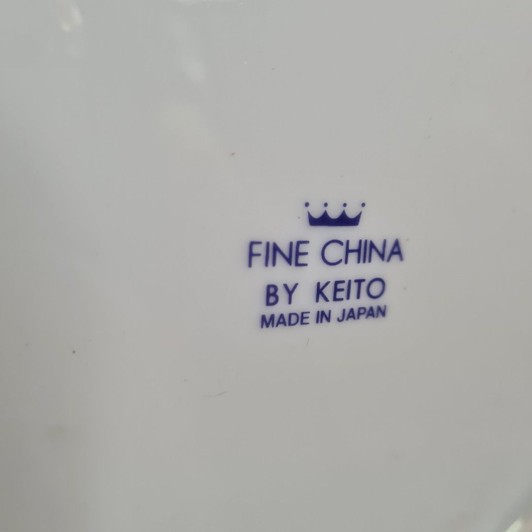 FLORAL PEACOCK DECORATIVE SEMI BOWL WITH GOLD LINING BY KEITO MADE IN ...