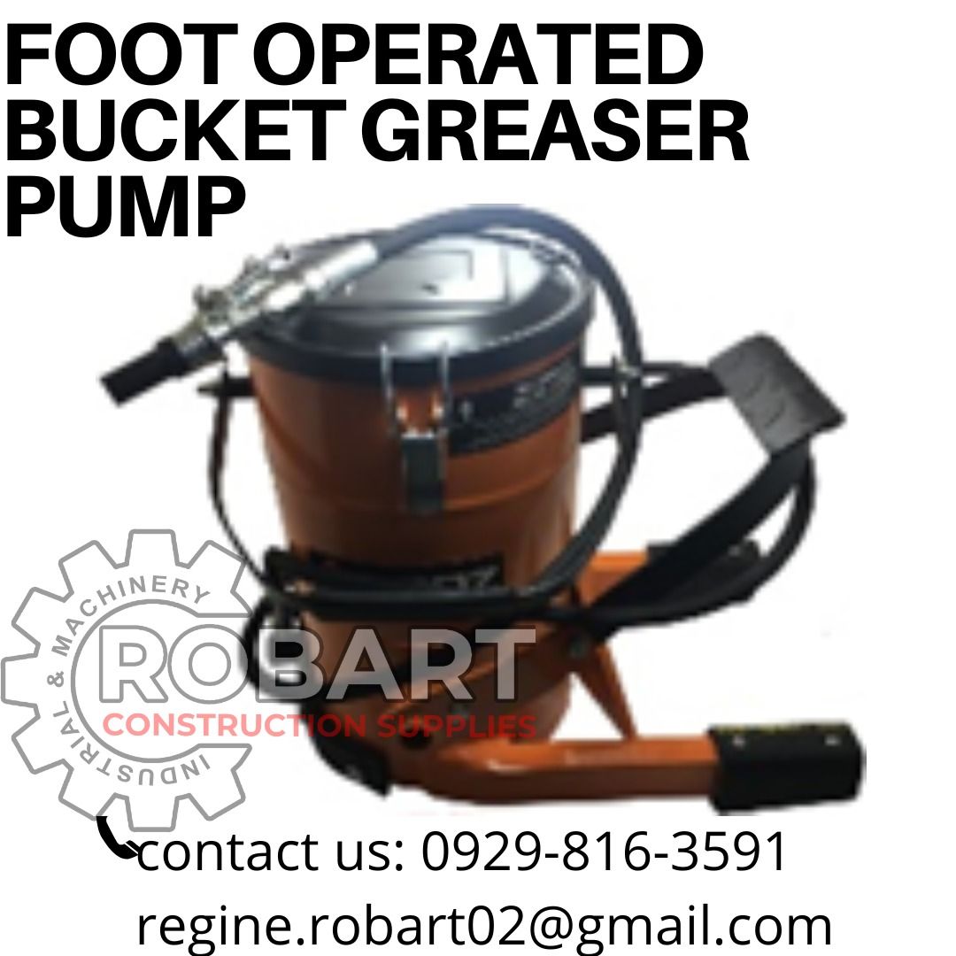 FOOT OPERATED BUCKET GREASER PUMP, Commercial & Industrial ...
