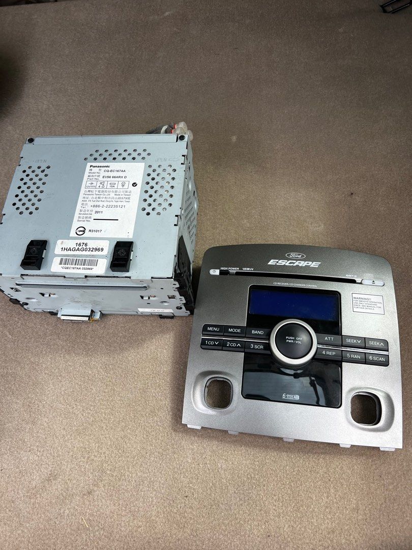 Ford Escape Radio unit, Car Parts & Accessories, Audio, Video, Alarm ...