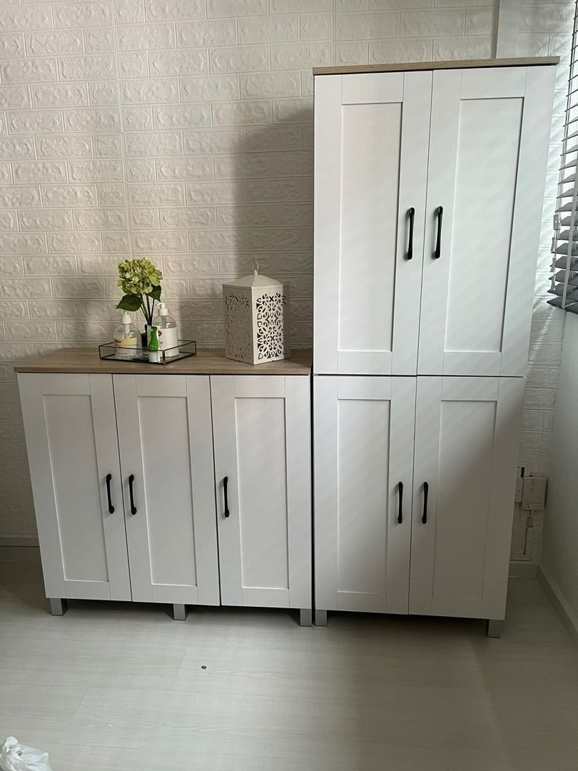 Free Installation Promo! Modern White 2 | 3 | 4 Doors Storage Kitchen ...