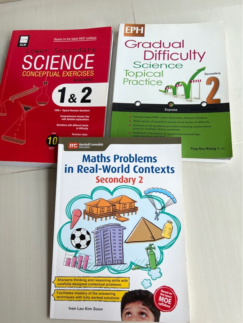 Free sec 1/2 science and math books, Hobbies & Toys, Books & Magazines ...